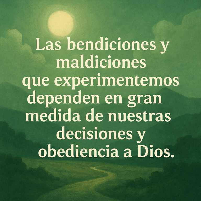 [Bosquejo] Bendiciones y Maldiciones - Times of God